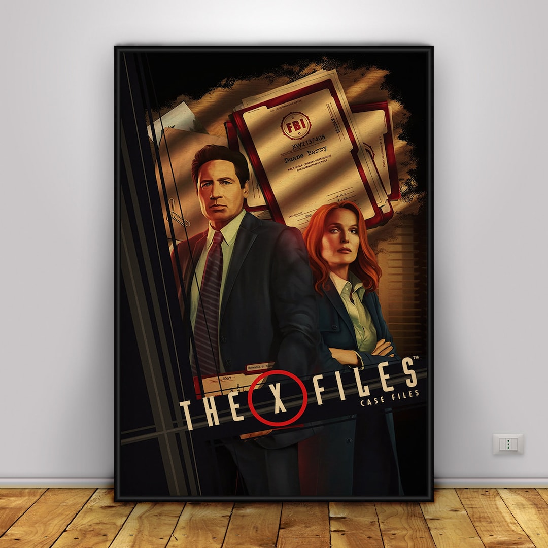 The X-files Poster Wall Art Wall Prints Home Decor Kraft Paper Print ...