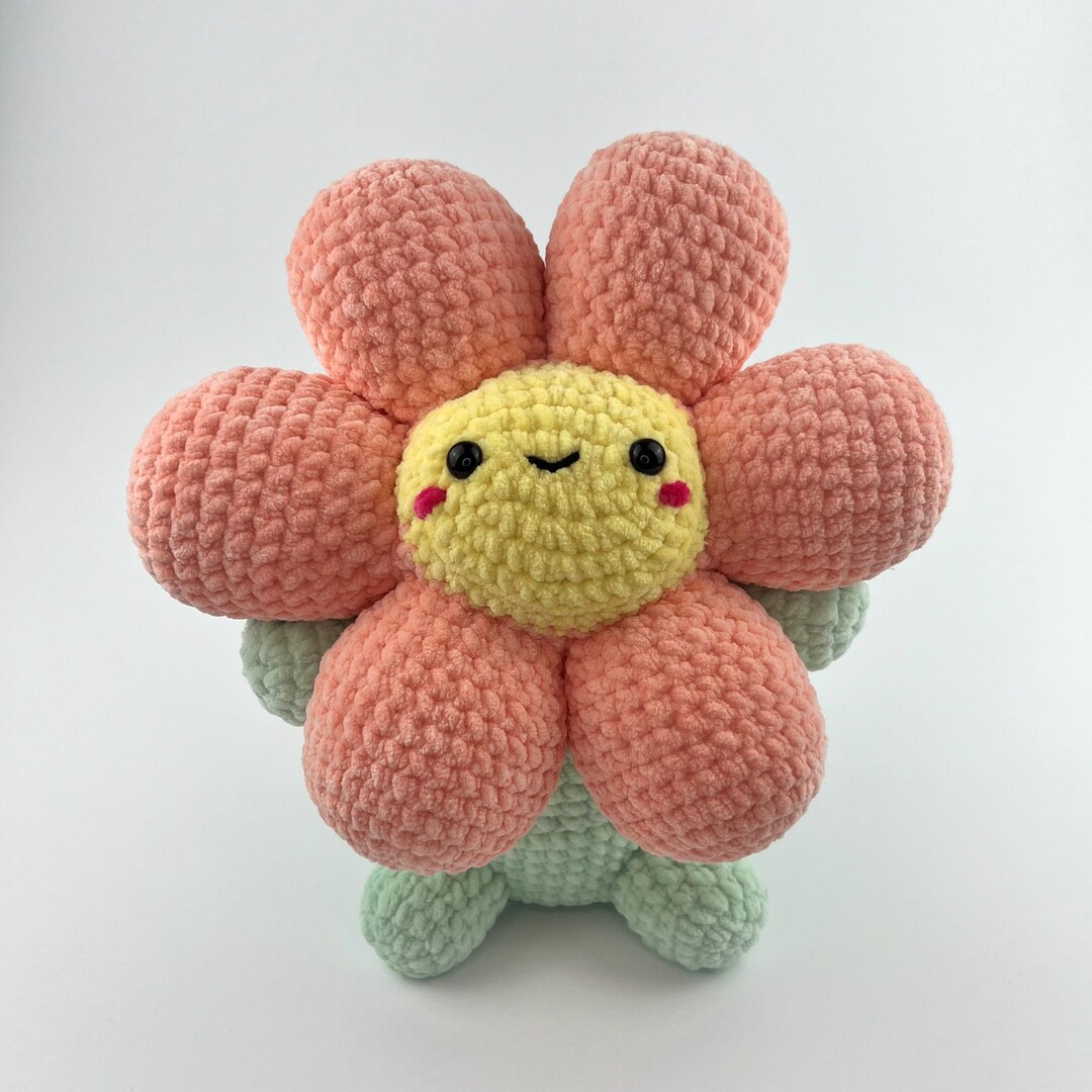 Crochet Lazy Daisy Plushie - Etsy