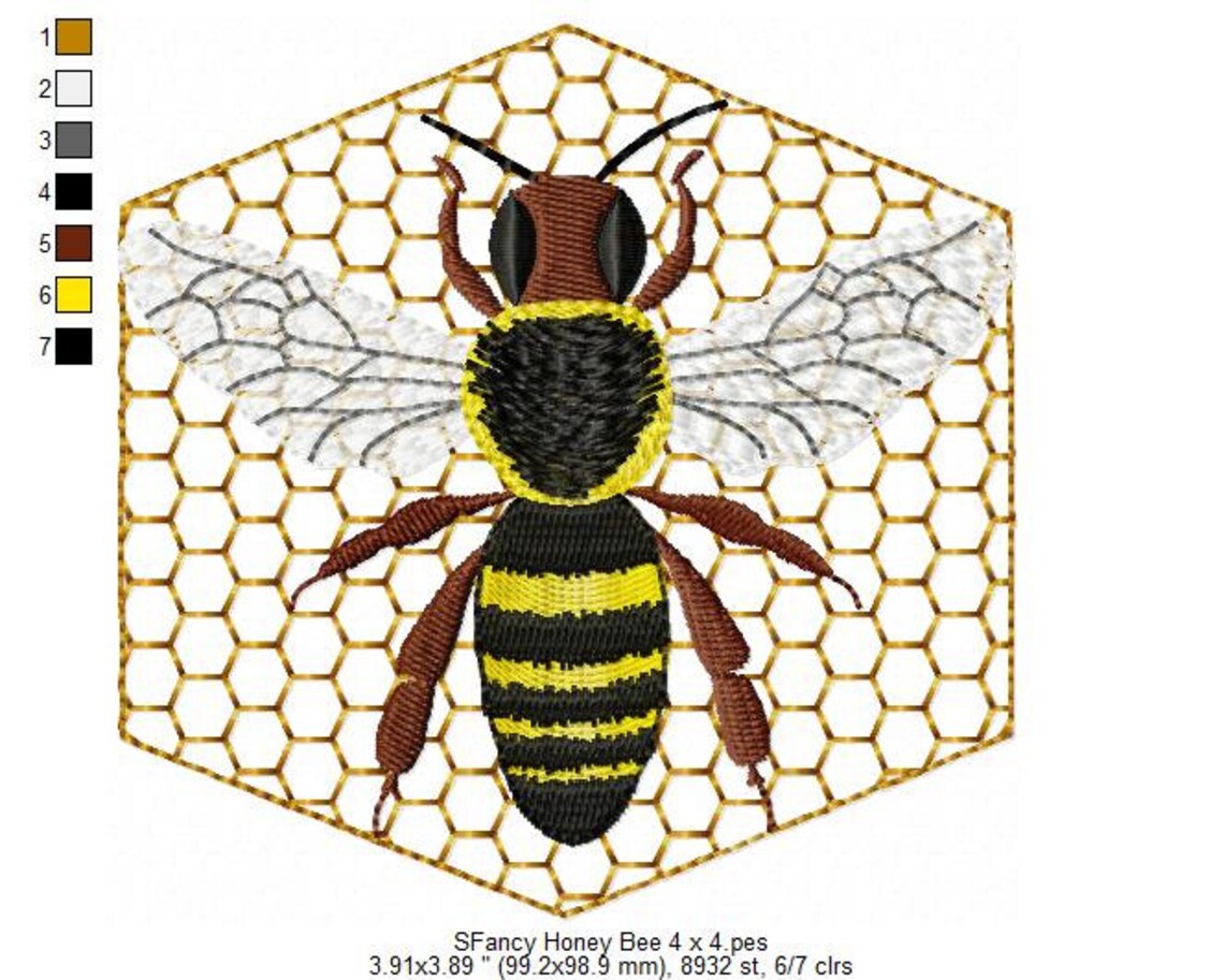 Sfancy Honey Bee 2 Sizes - Etsy