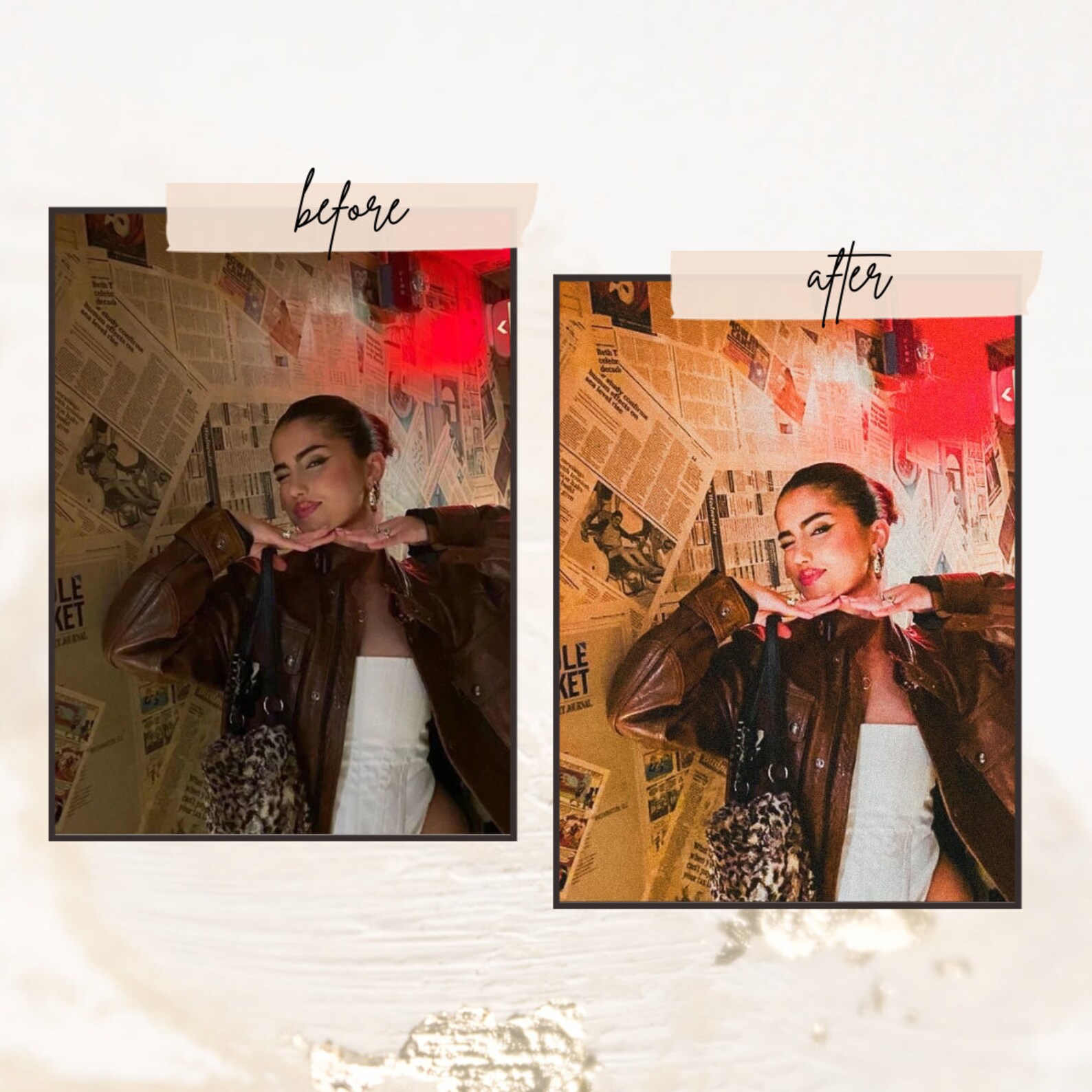 Polaroid Camera Film Vintage Lightroom Mobile Preset, Aesthetic Preset ...