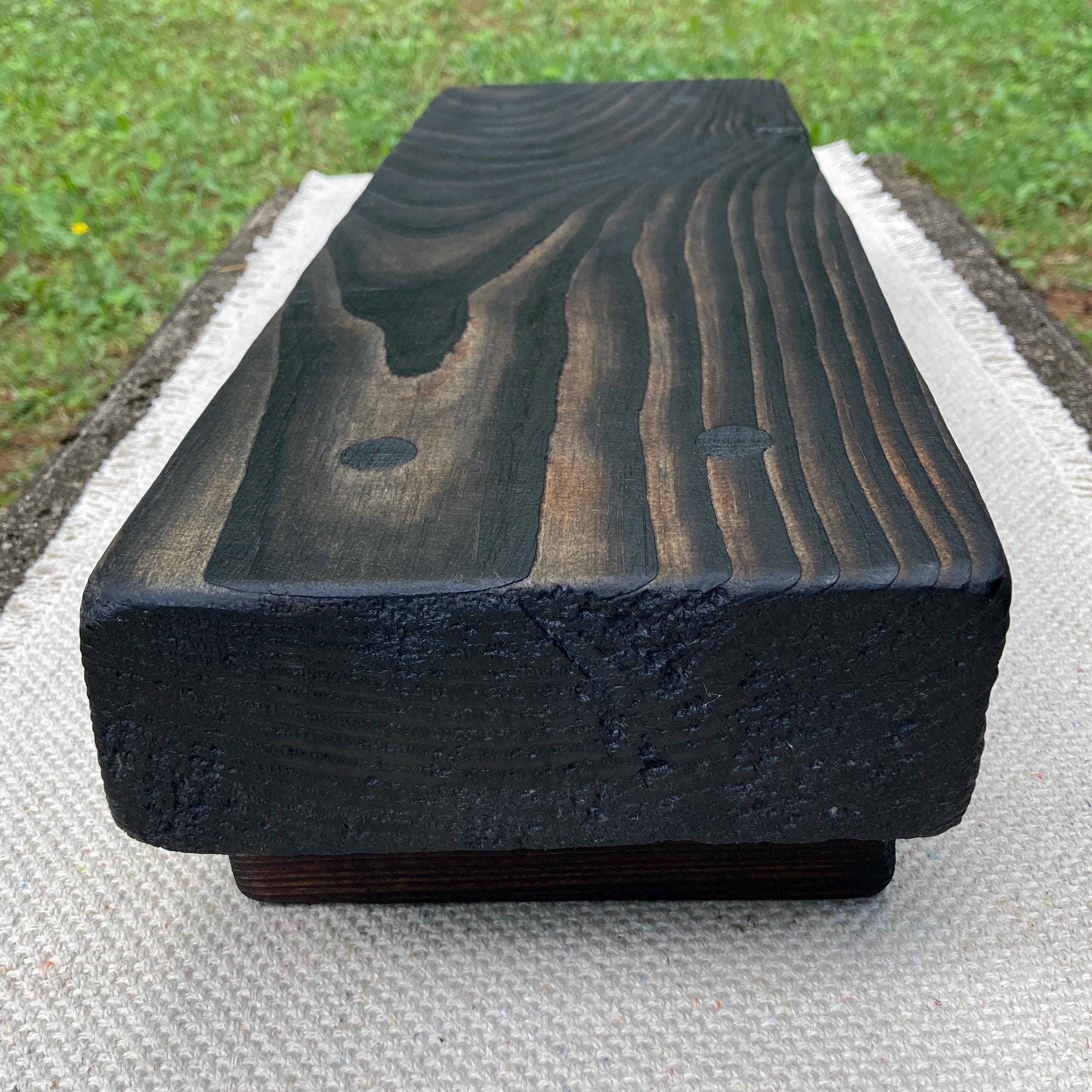 Rustic Dark Wood Riser - Etsy