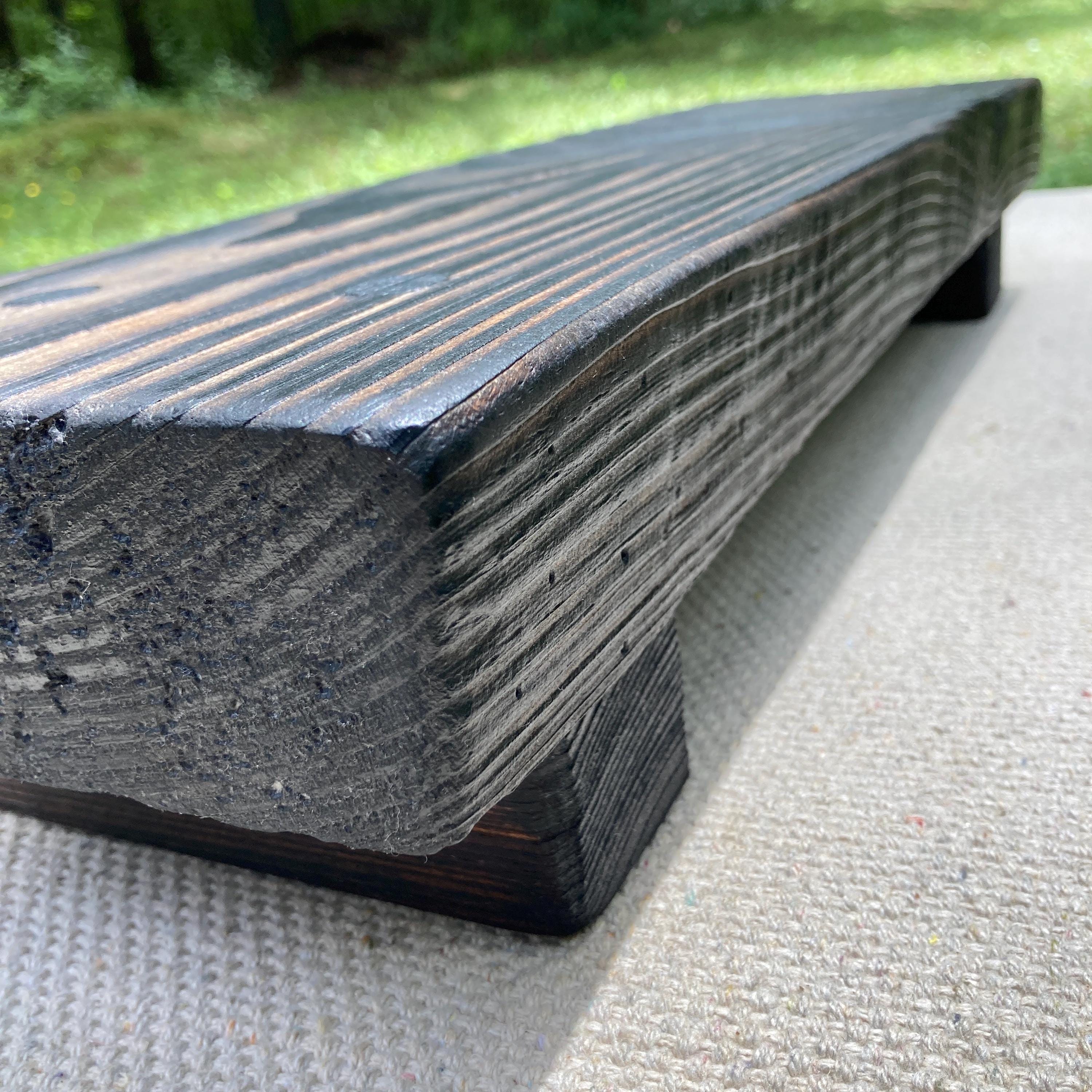 Rustic Dark Wood Riser - Etsy