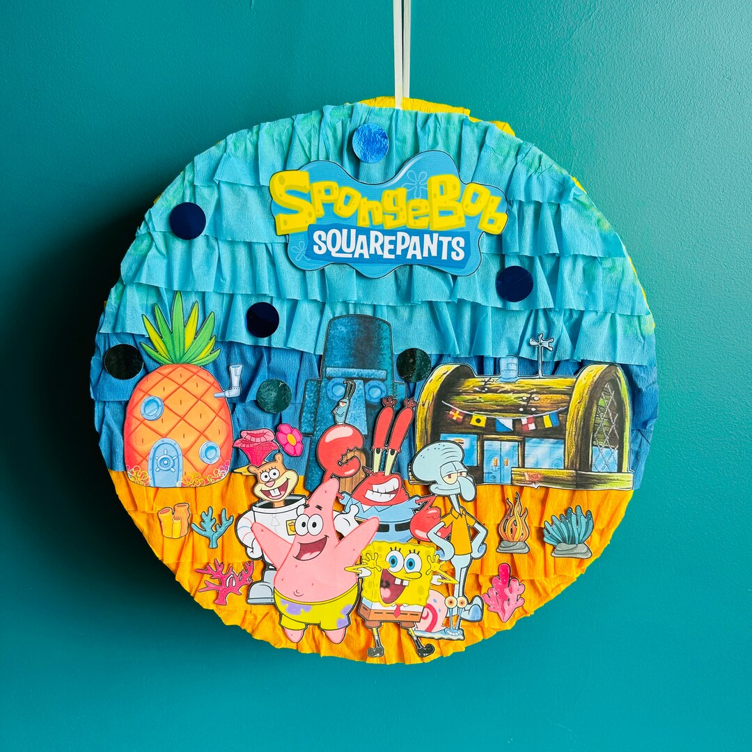 Sponge Bob Inspired Piñata - Etsy
