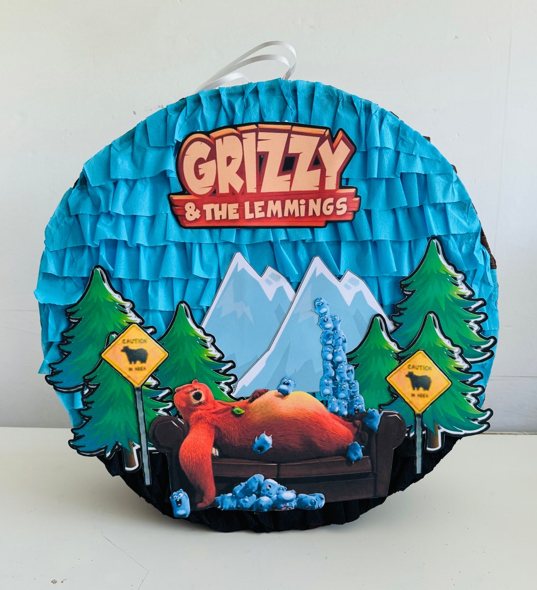 Grizzy and the Lemmings Inspired Piñata - Etsy