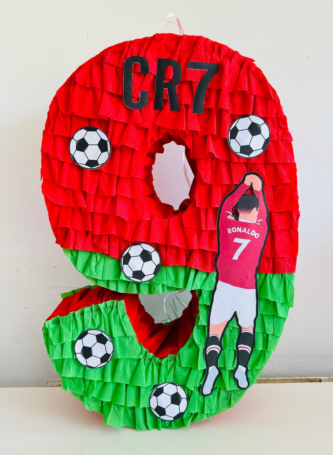 Cristiano Ronaldo Inspired Piñata - Etsy