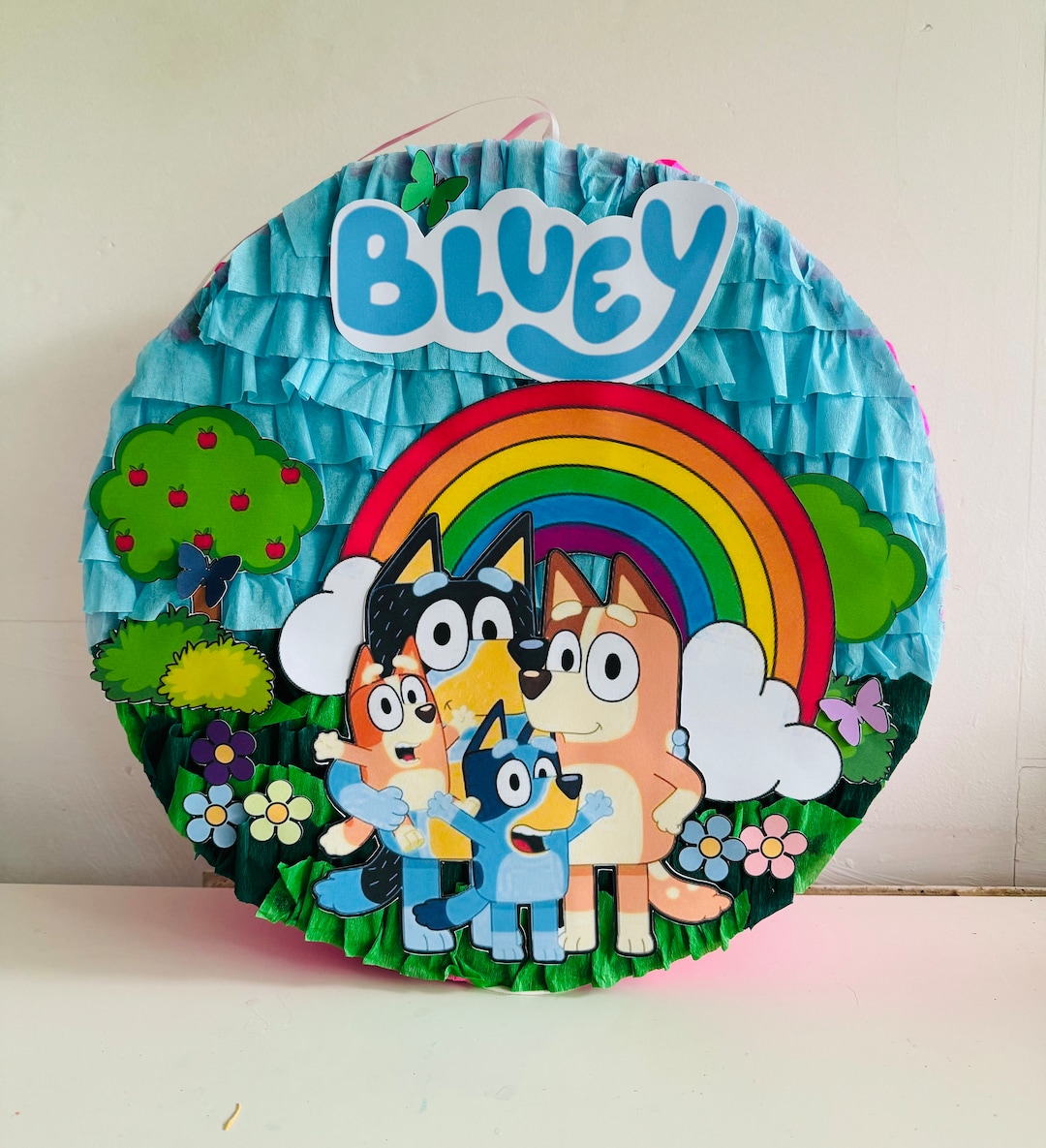Bluey Inspired Piñata - Etsy