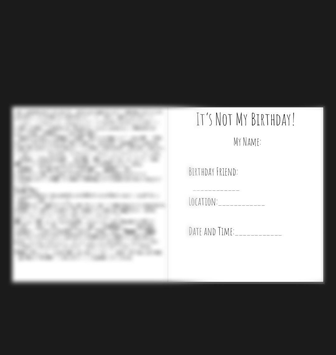 It's Not My Birthday - Etsy