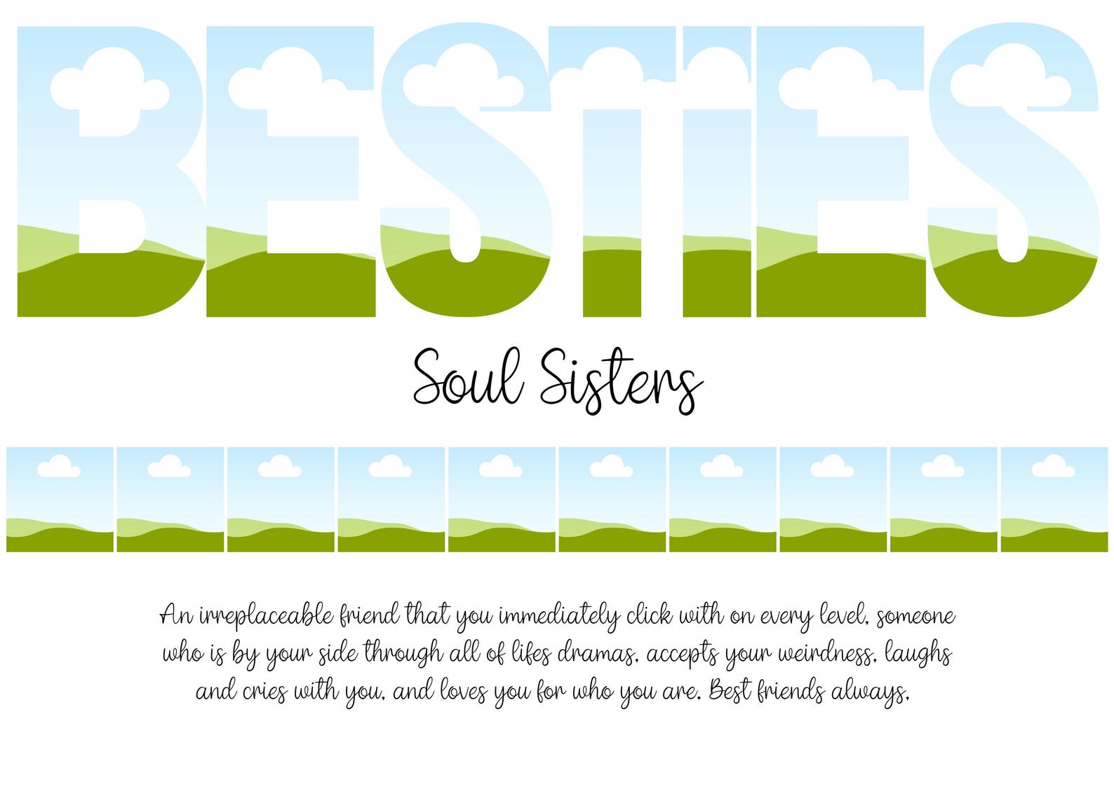 Besties Photo Frame, Personalized Besties Frame, Besties Photo Collage ...