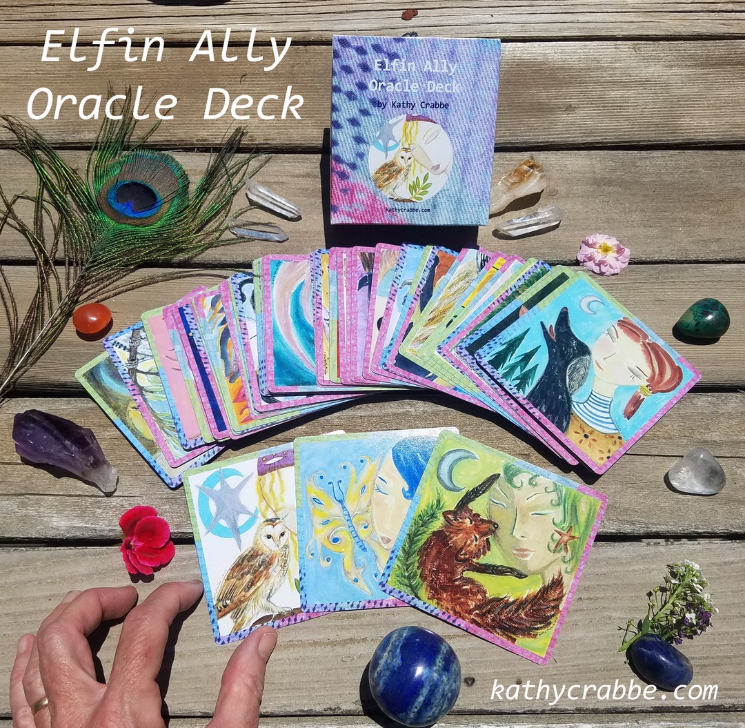 Elfin Ally Oracle Deck, 72-card, Spirit Animals, Boxed Set, Animal ...