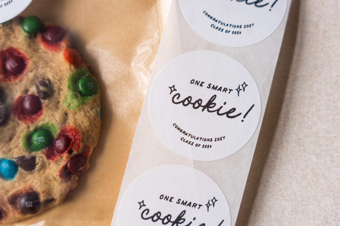 One Smart Cookie! Sticker || Graduation Sticker, Party Sticker, College ...