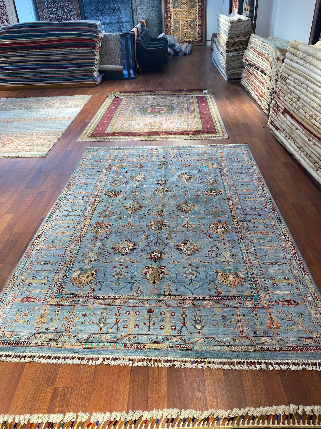New Afghan Sultani Carpet - Etsy