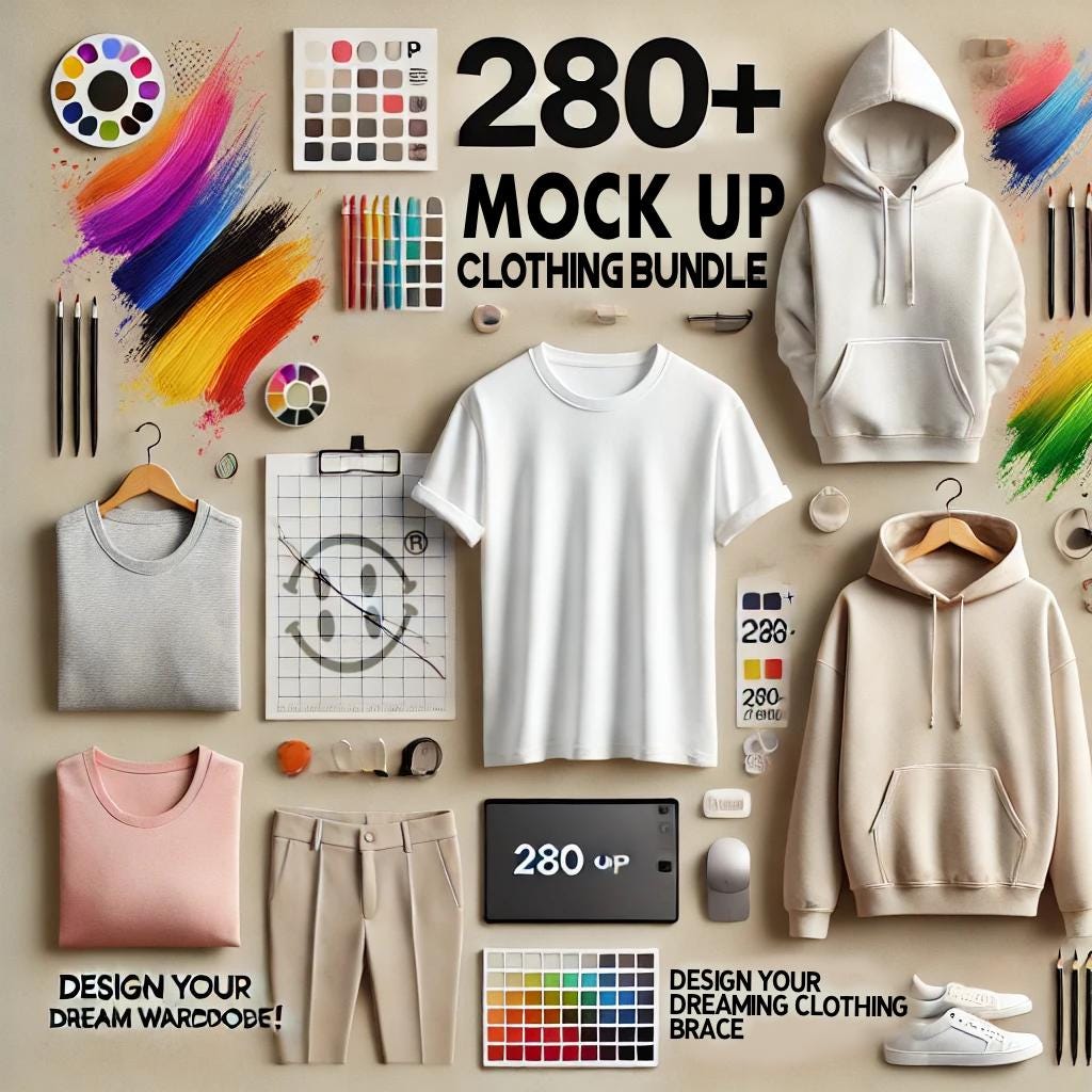 Mockup Pack 280 - Etsy