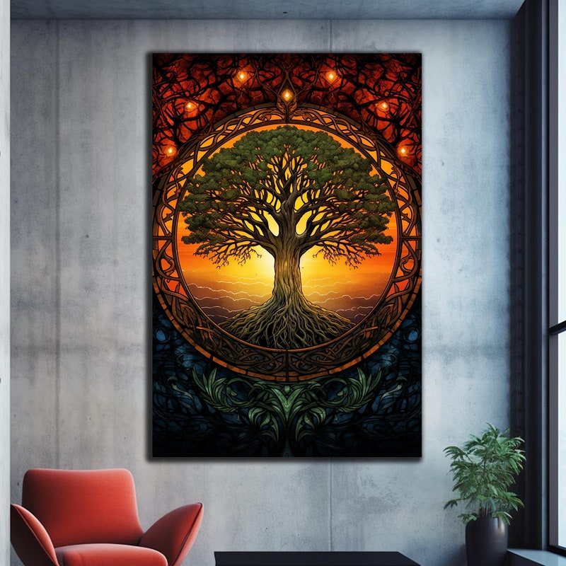 Stained Glass Print - Etsy