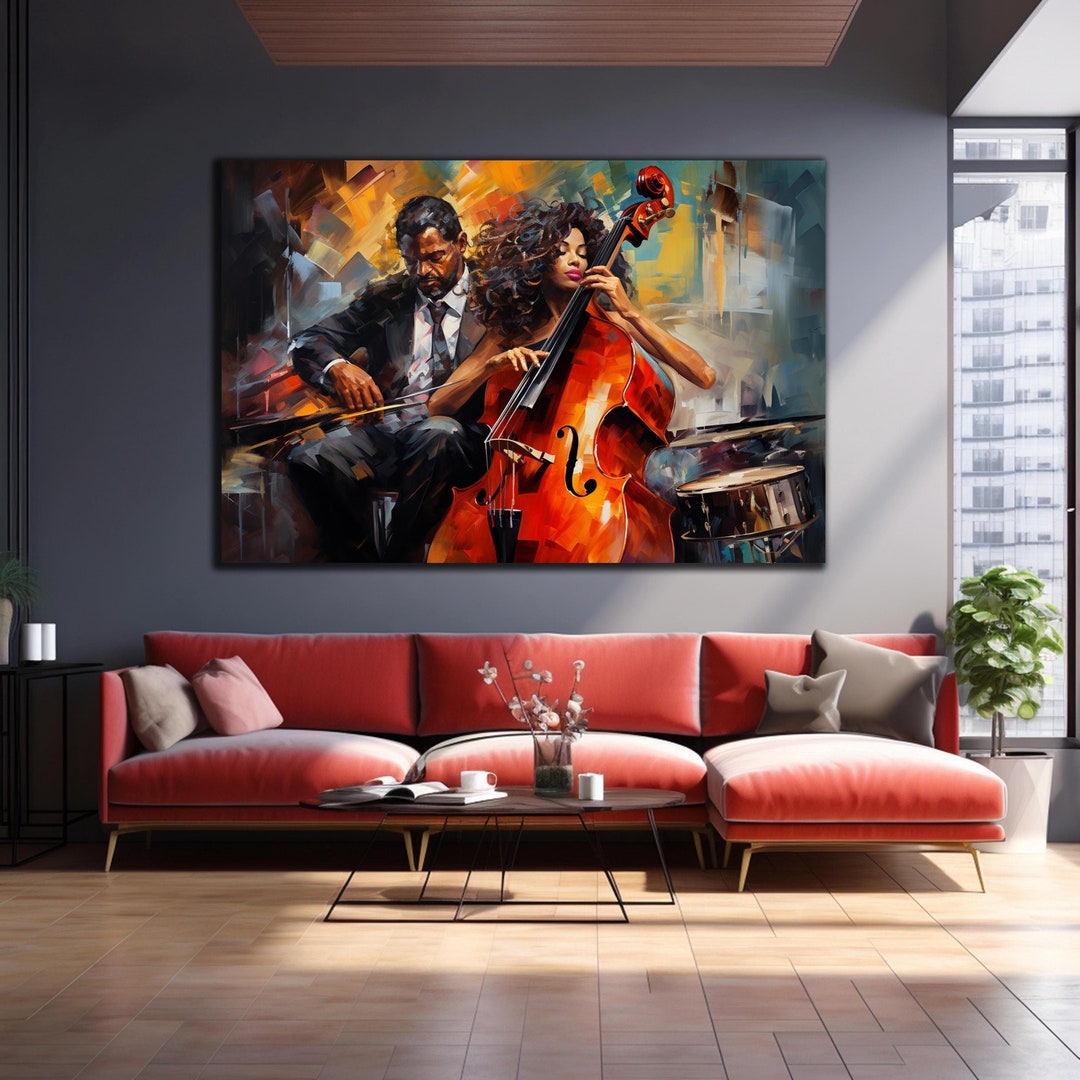 Music Wall Art, Jazz Wall Art, Tempered Glass Wall Art, Glass Printing ...