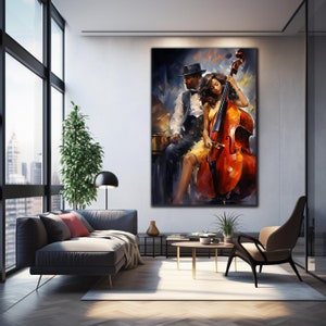 Jazz Wall Art, Tempered Glass Wall Art, Glass Printing, Glass Large ...