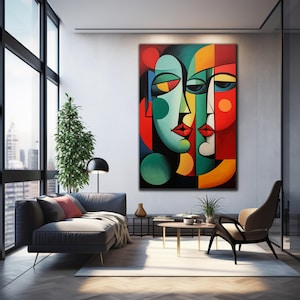Pablo Picasso Wall Art, Tempered Glass Wall Art, Glass Printing, Large ...
