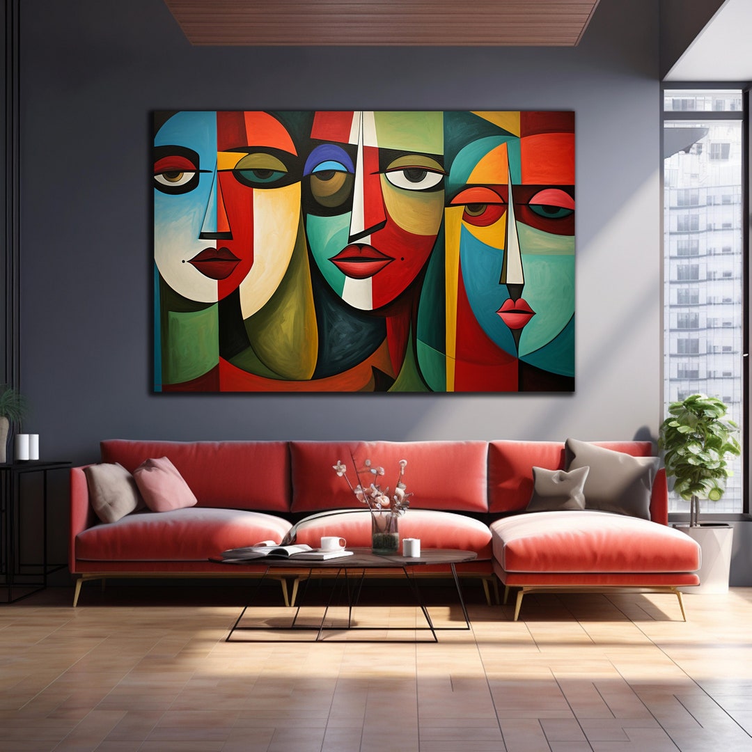 Pablo Picasso Wall Art, Tempered Glass Wall Art, Glass Printing, Large ...