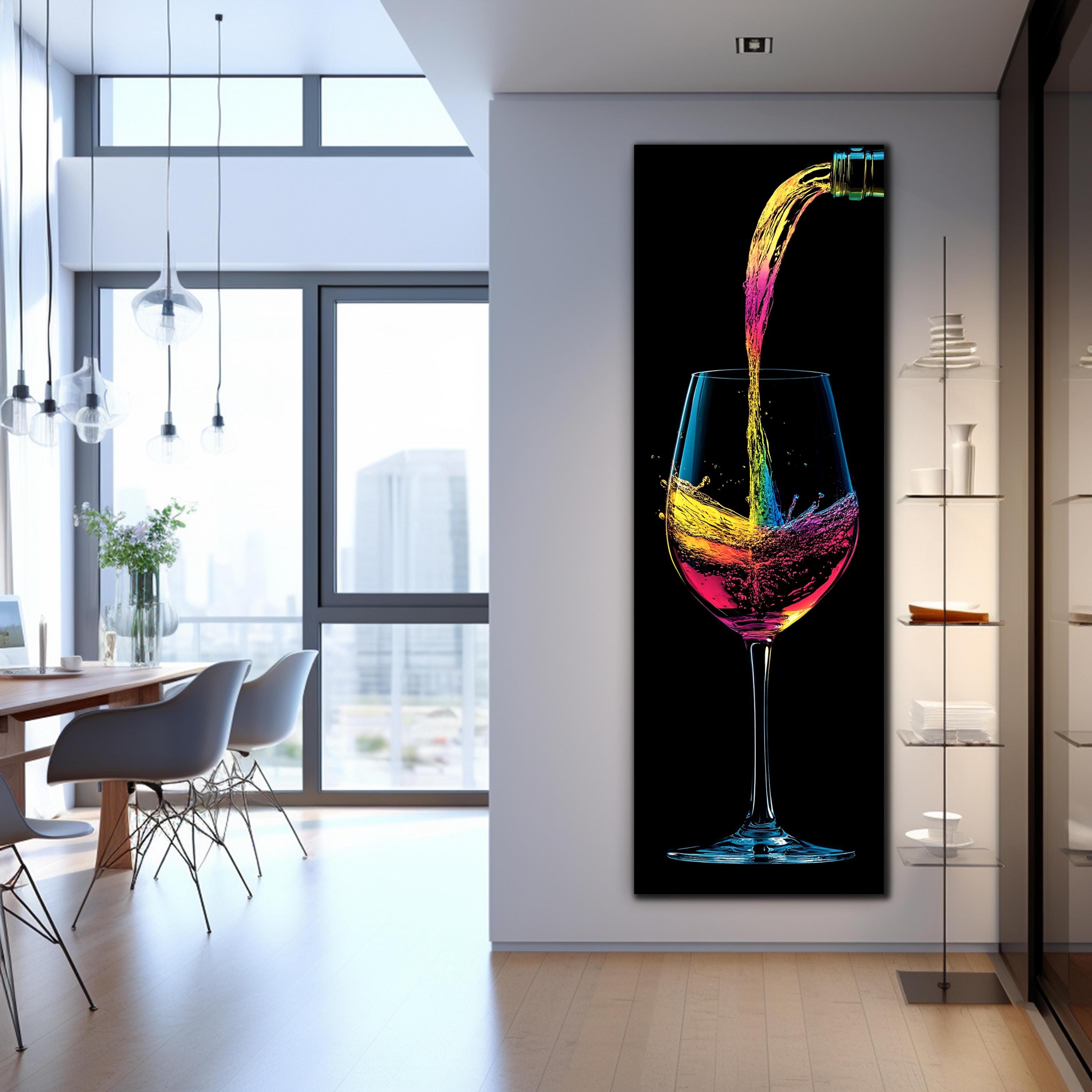 Cocktail Wall Art, Drink Wall Art, Tempered Glass Wall Art,glass ...