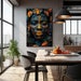Abstract African Wall Art, Tempered Glass Wall Art,glass Printing,large ...