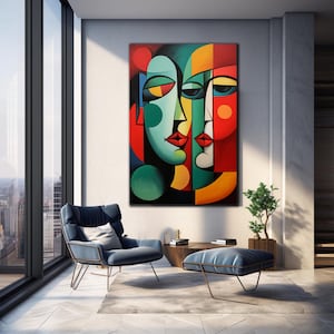 Pablo Picasso Wall Art, Tempered Glass Wall Art, Glass Printing, Large ...