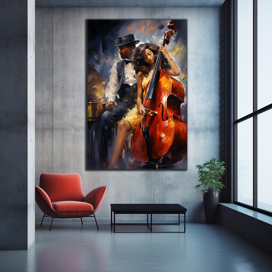 Jazz Wall Art, Tempered Glass Wall Art, Glass Printing, Glass Large ...