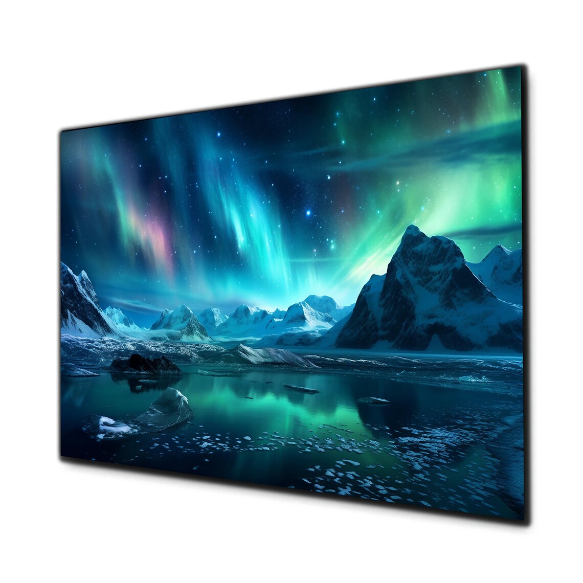 Northern Lights Wall Art, Tempered Glass Wall Art, Glass Printing ...