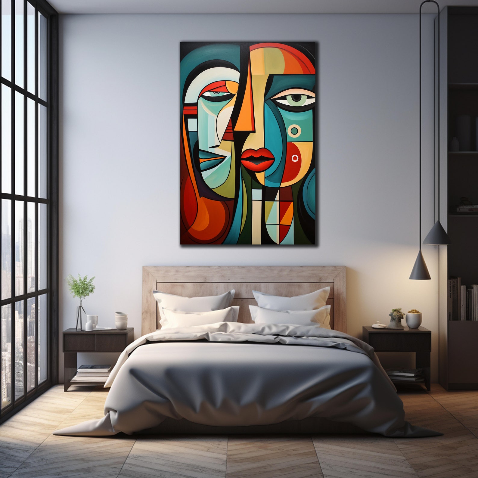 Pablo Picasso Wall Art, Tempered Glass Wall Art, Glass Printing, Large ...
