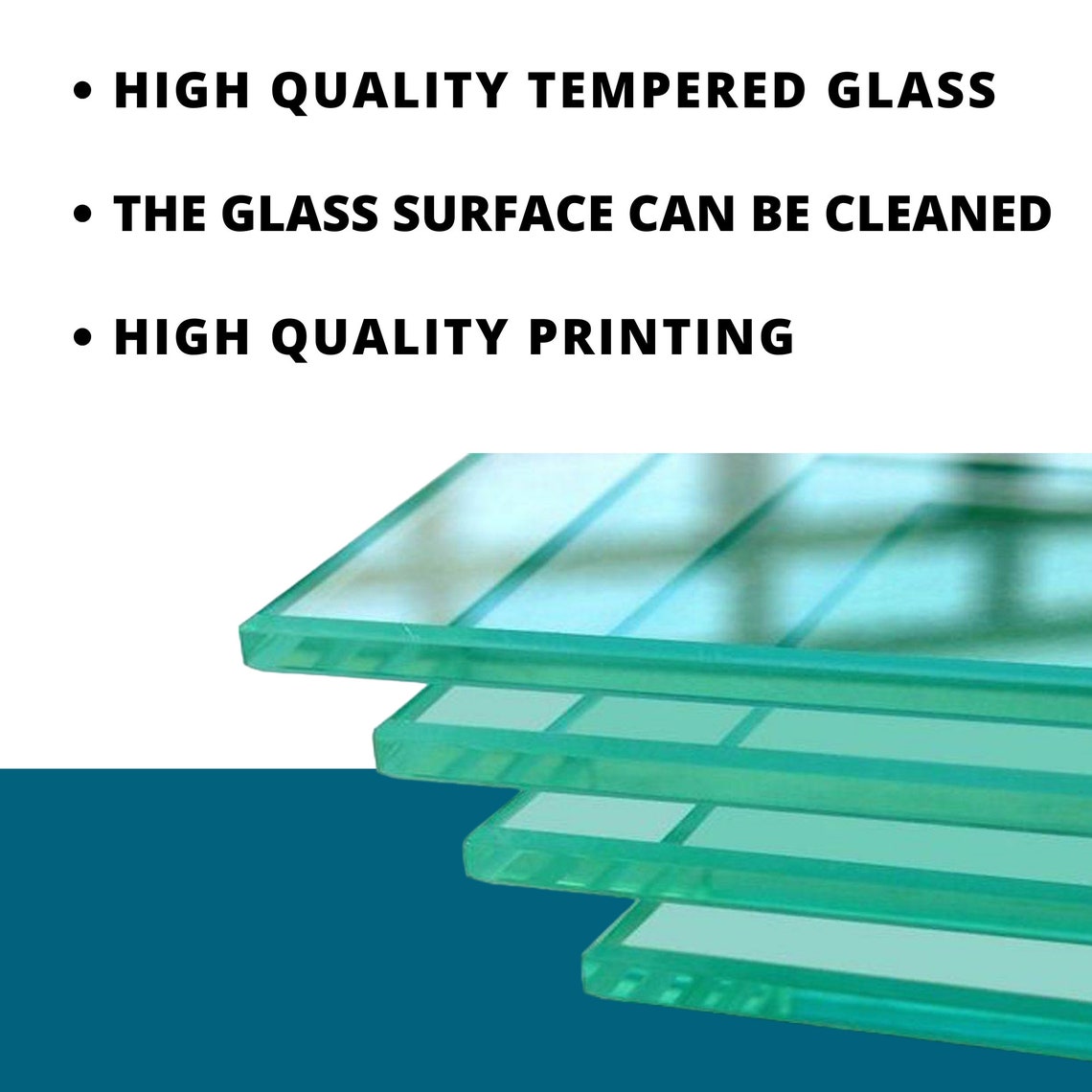 Stained Glass Flower, Tempered Glass Wall Art, Glass Printing, Large ...