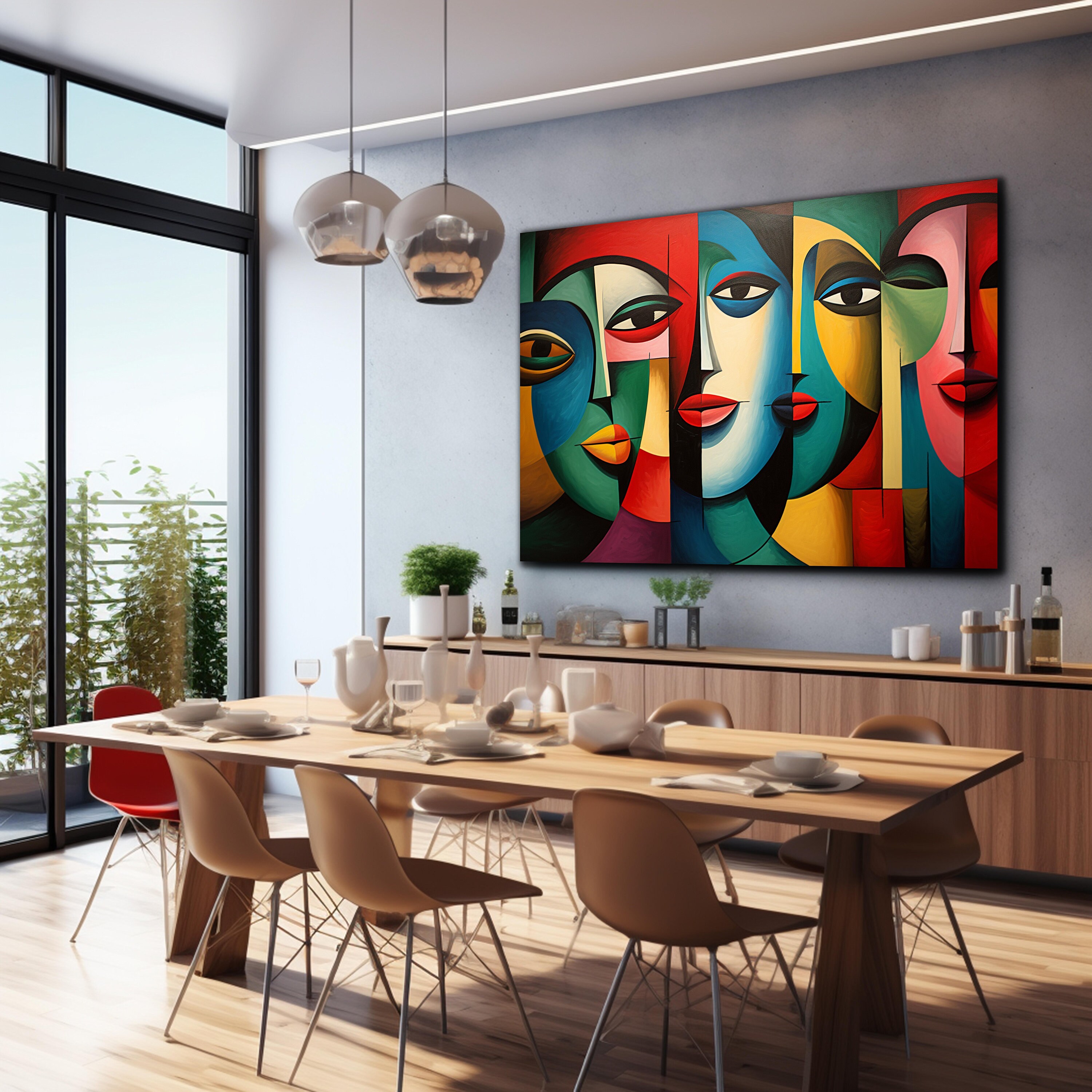 Pablo Picasso Wall Art, Tempered Glass Wall Art, Glass Printing, Large ...