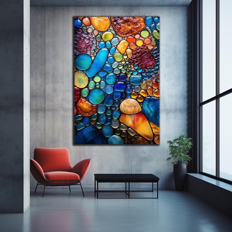 Stained Glass Print, Tempered Glass Wall Art, Glass Printing, Glass ...