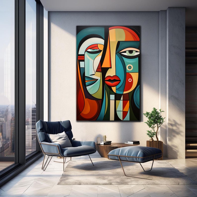 Pablo Picasso Wall Art, Tempered Glass Wall Art, Glass Printing, Large ...