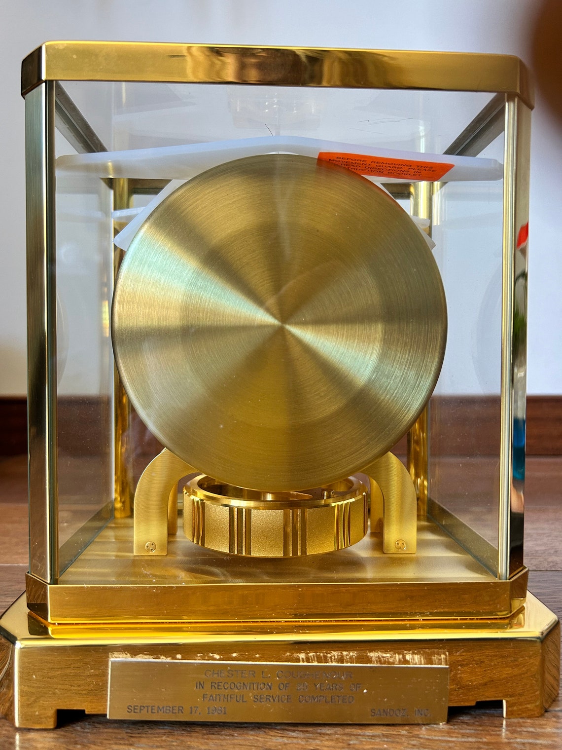 Mantel Clock Gorgeous and Classy Jaeger Lecoultre Brass Atmos Clock ...