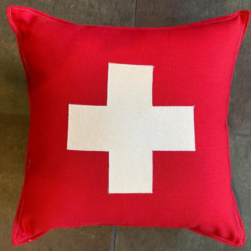 Swiss Army Pillow - Etsy