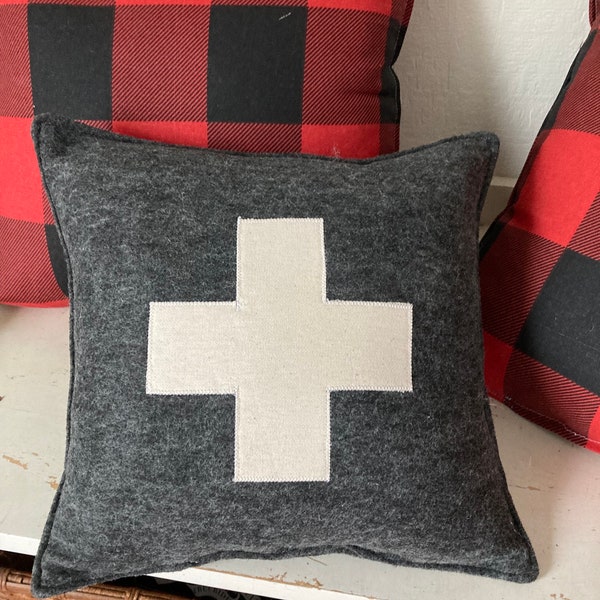 Cross Pillow - Etsy