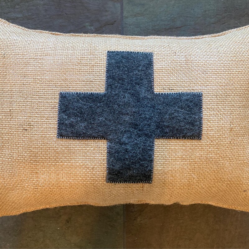 Cross Pillow - Etsy