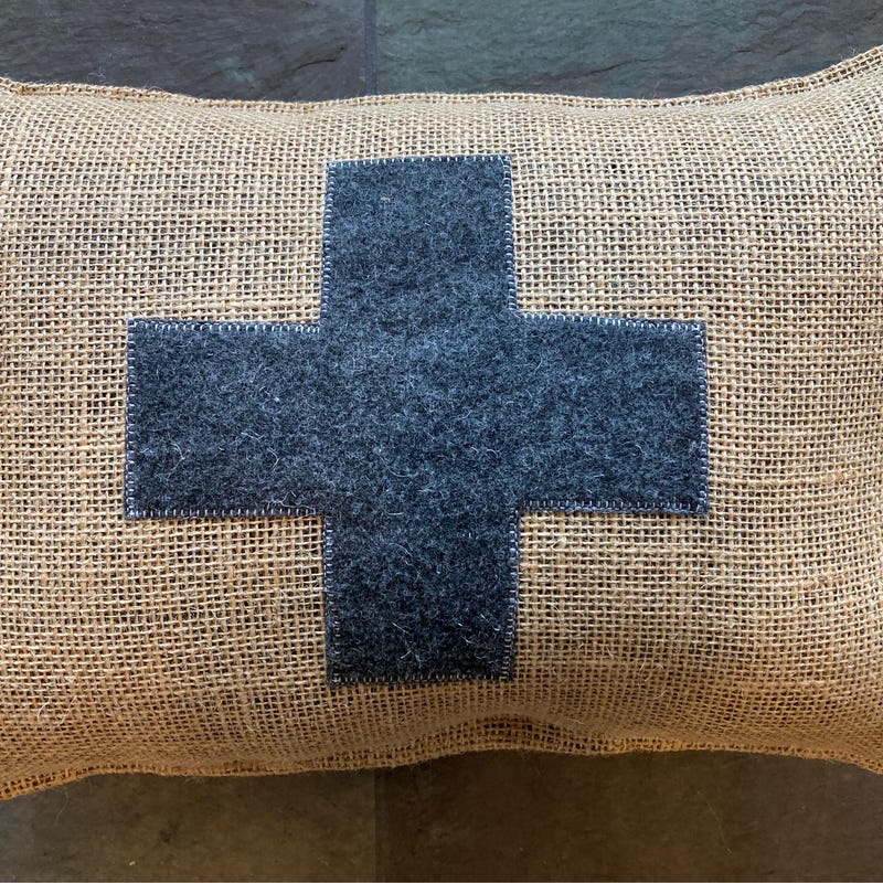 Cross Pillow - Etsy