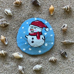 Christmas Painted Sand Dollar - Etsy