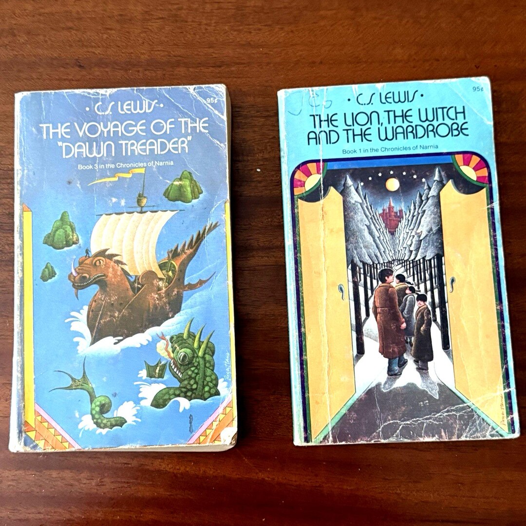 C.S. Lewis Lot of 2 – the Chronicles of Narnia (1971 Collier Paperbacks ...