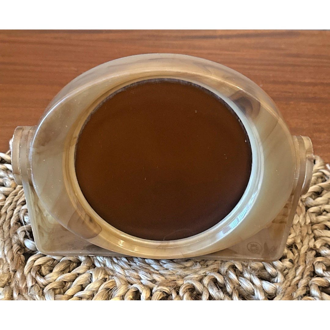 Vintage Tabletop Vanity Mirror BAKELITE Double Side MCM Swivel Tortoise ...