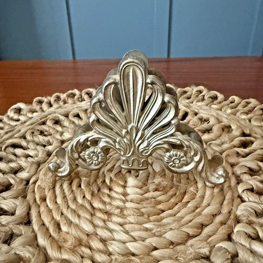 Silver Plated Napkin, Knife, Letter Holder Leonard Style Made in Italy ...