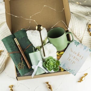 Mom Gift Set, Plant Gift Box, Hygee Gift Box, Thinking of You Box, Cozy ...