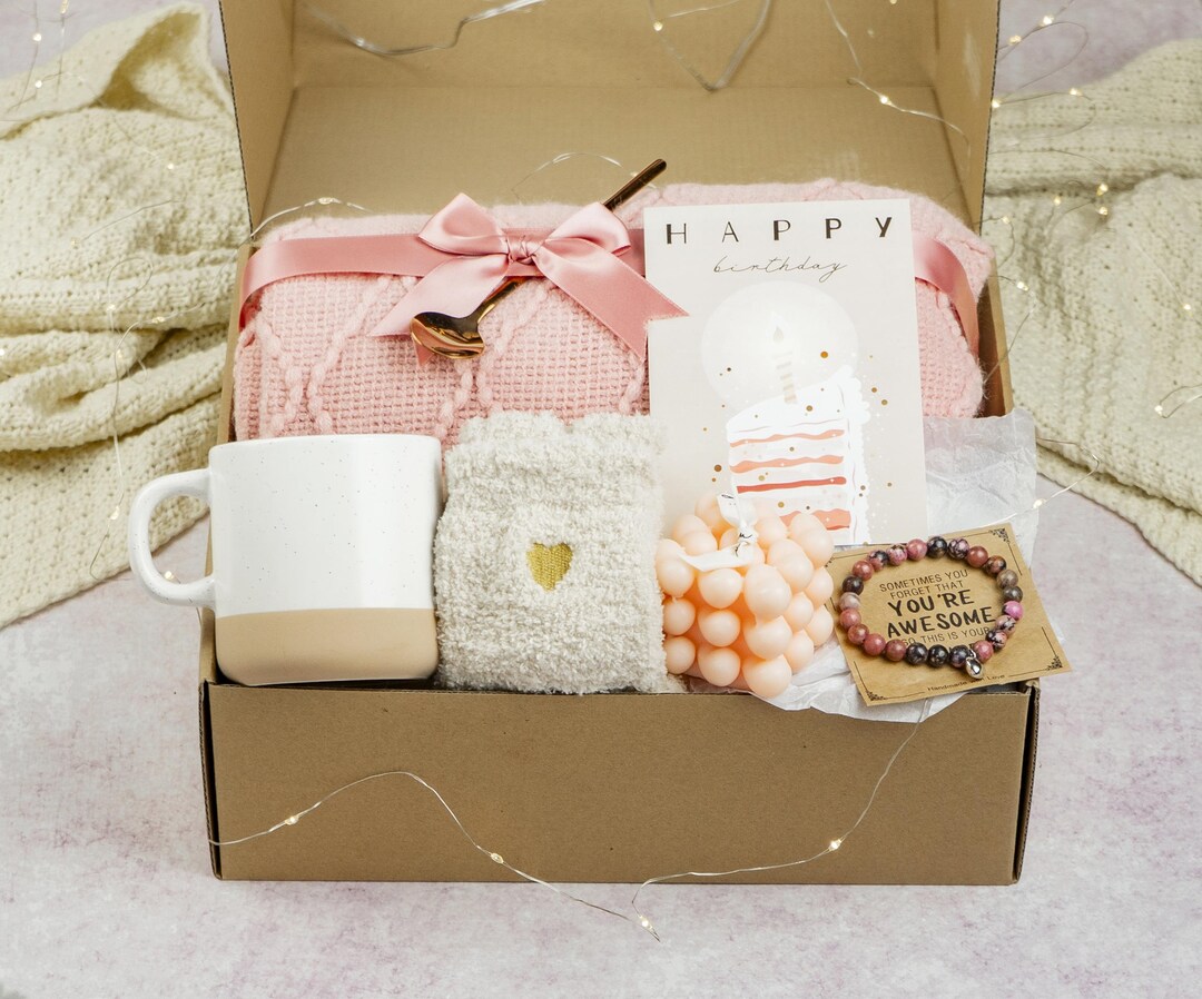 Self-care Giftbox for Birthday Women, Relaxing Gift Set for Best Friend ...