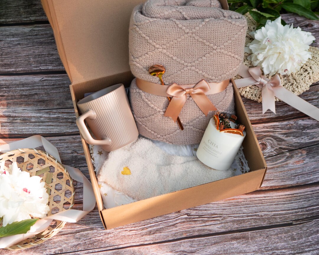 Condolence Gift Box, Hug in a Box Sympathy Family Basket, Grief Care ...