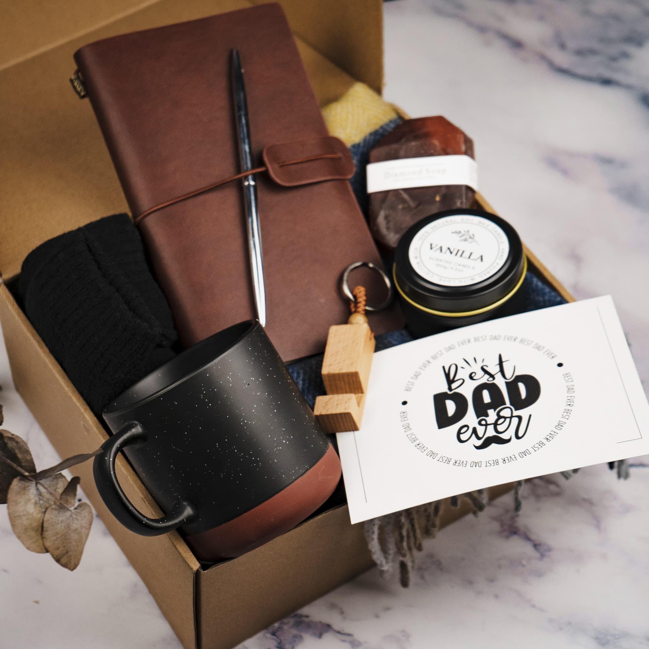 Luxury Birthday Gift Box for Men, Birthday Gift for Dad Care Package, Hygge Self Care Gift Box ...