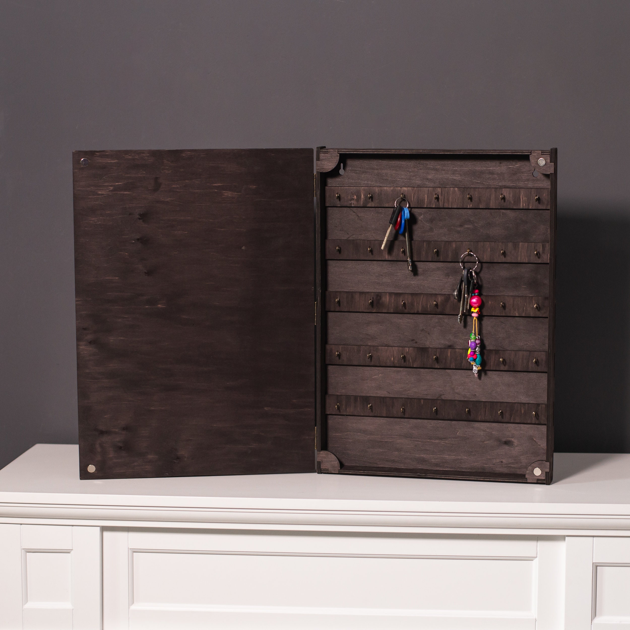 Key Holder for Wall Unique, Key Display Large, Key Cabinet for Wall ...