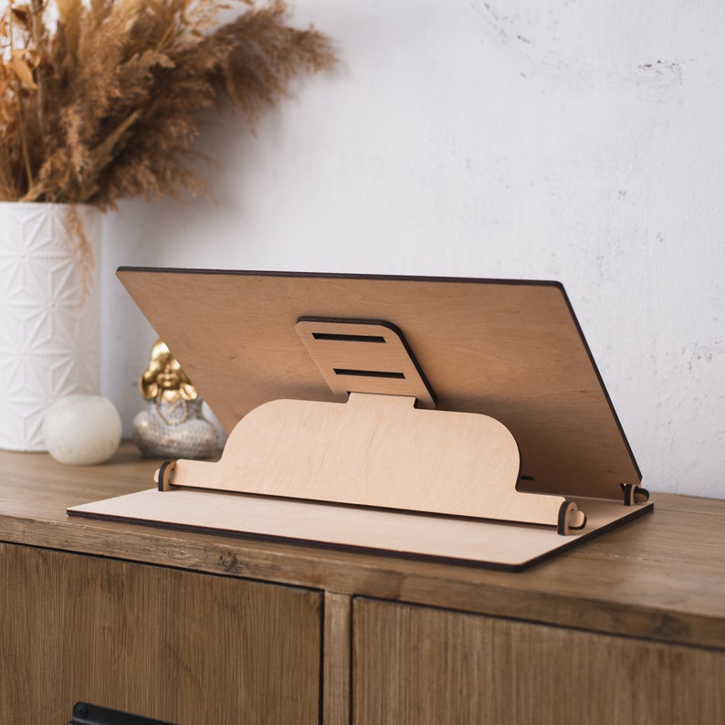 Adjustable Book Stand, Book Stand for Reading, Portable Book Stand ...