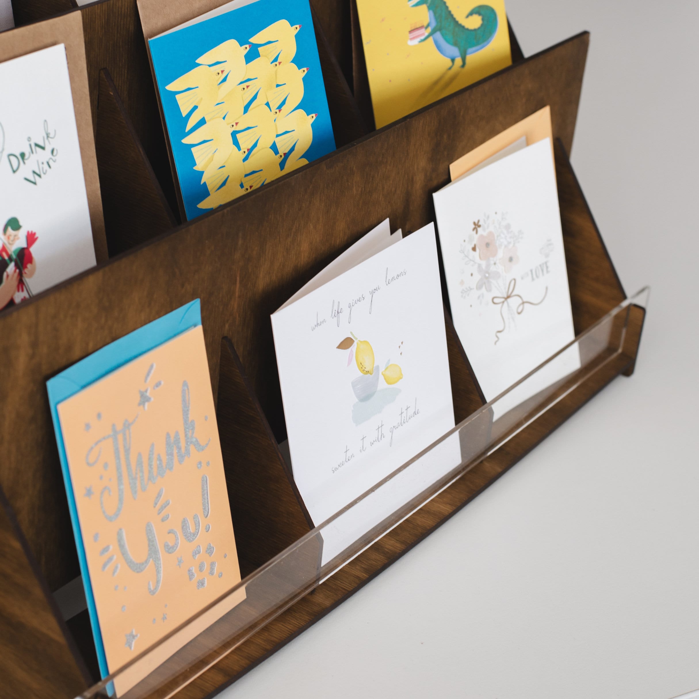 Greeting Card Display Rack, Postcard Holder Desktop, Greeting Card ...