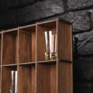 Shot Glass Wall Stand, Shot Glass Display Shelf, Shot Glass Display ...