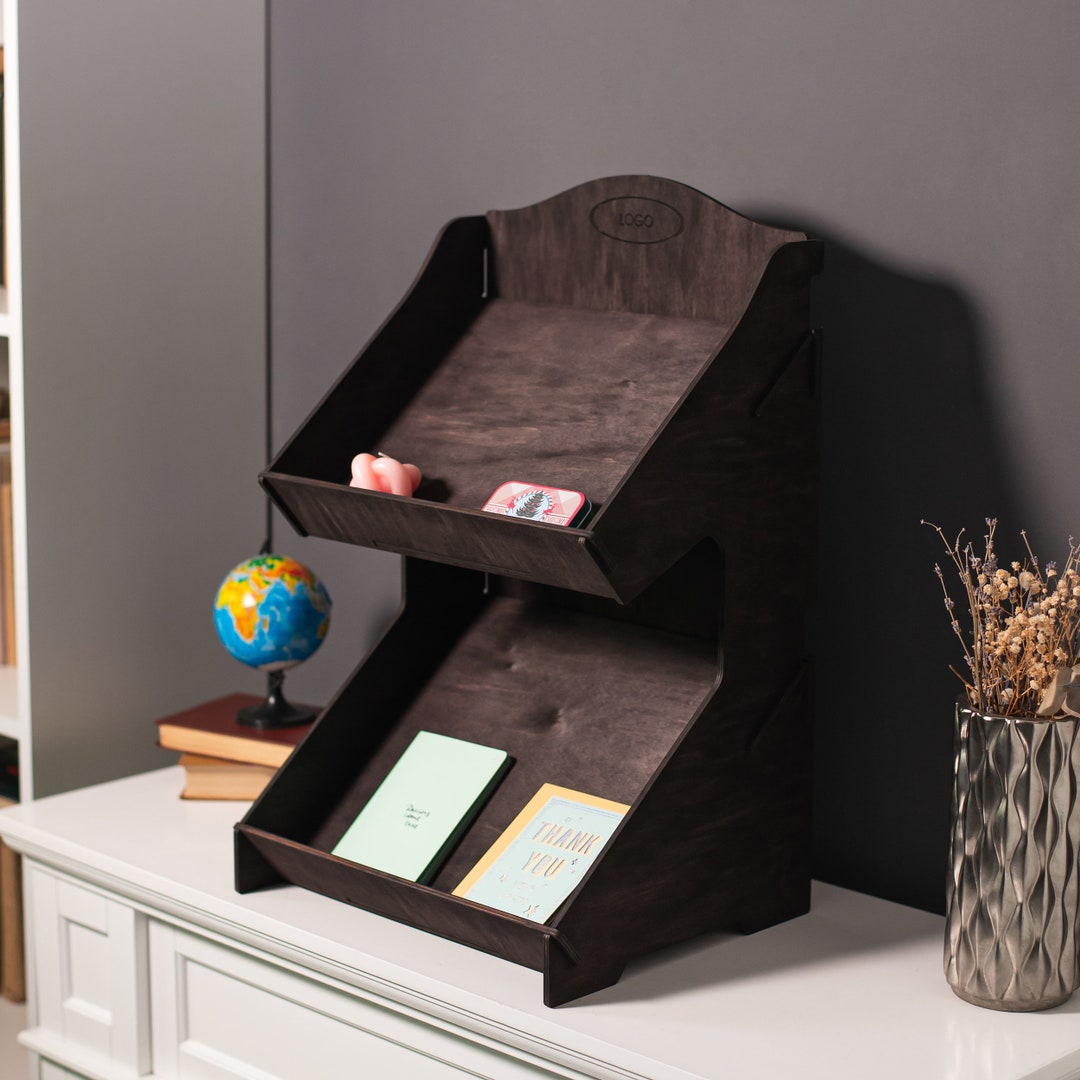 Custom Display Shelves, Slanted Rack, Shop Display Stand, Craft Fair ...