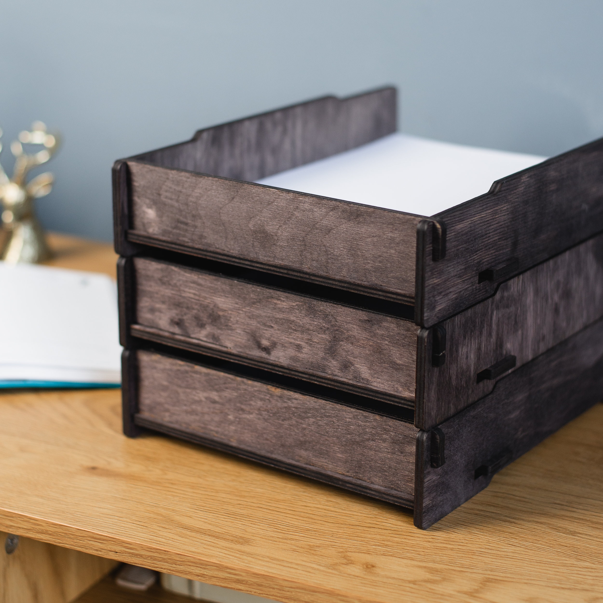 Paper Tray Desk Organizer, Office Desk Organizer, Letter Tray for Desk ...